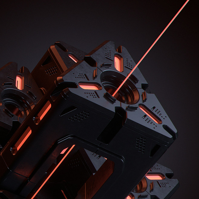 CGI light reflection Scifi HardSurface device Gadget everyday ...