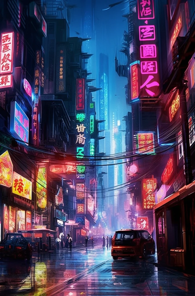 anan666_Cyberpunk_style_cyberpunk_Changsha_street_neon_city_sto ...