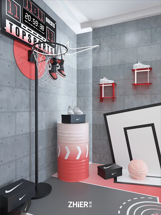 直播间x运动场景_ 潮酷街头焕发空间活力_1_ZHiER知造局 直播设计_来自小红书网页版