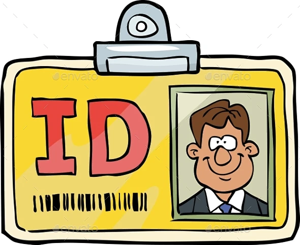 卡通身份证-杂项矢量Cartoon Identification Card - Miscellaneous Vectors访问、成人、徽章 ...