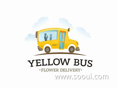 老司机来啦！20款大巴Logo设计UI设计作品LOGO动物Logo首页素材资源模板下载-花瓣网