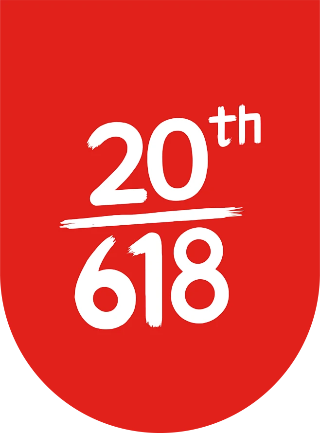 2023京东618-20周年logo-花瓣网