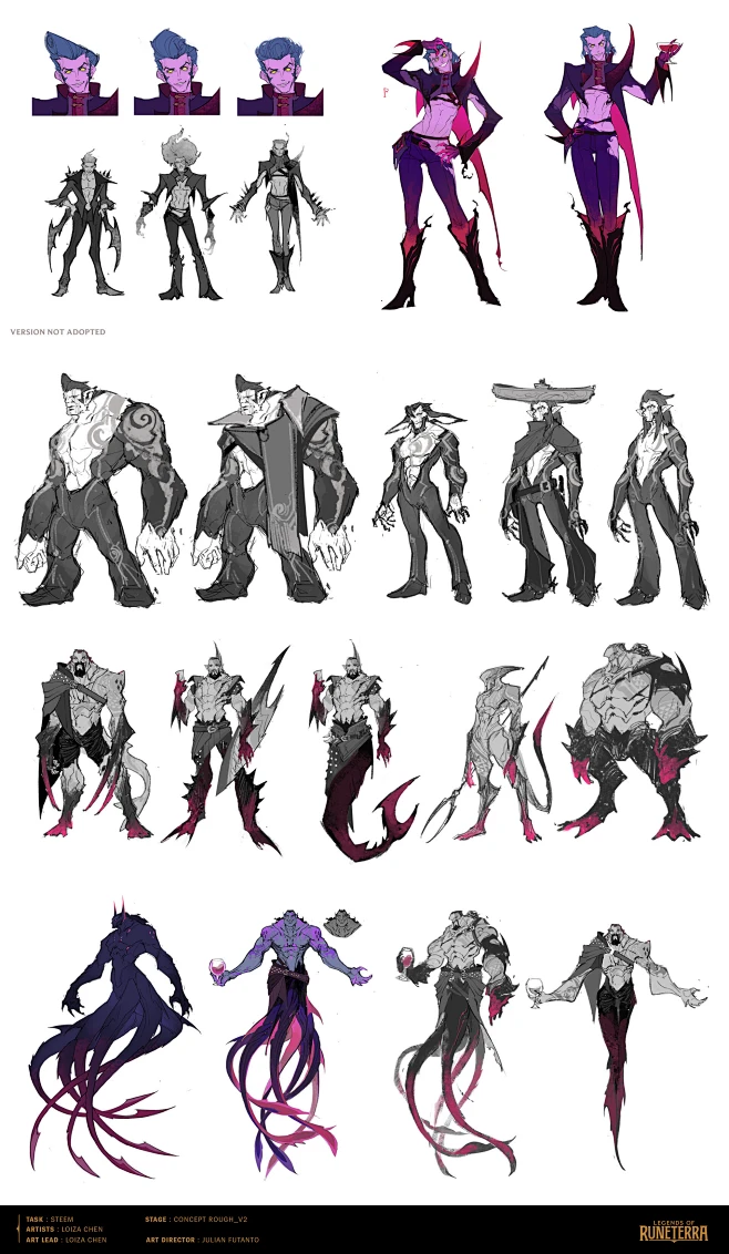 LOR 符文之地传说 伊芙琳的信徒——Art：Loiza Chen-花瓣网