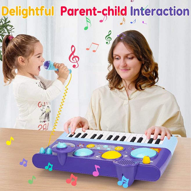 Amazon.com: 5 in 1 Toddler Musical Toys Piano Keyboard Xylophone Drum ...
