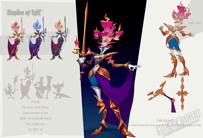 角色-欧美卡通‘美卡’骑士‘法师’游侠‘射手’牙爷‘tooth (49)