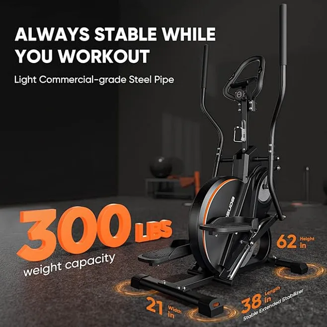 Amazon.com : YOSUDA Pro Cardio Climber Stepping Elliptical Machine, 3 ...