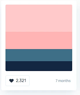 Color Hunt - Blue Color Palettes-花瓣网