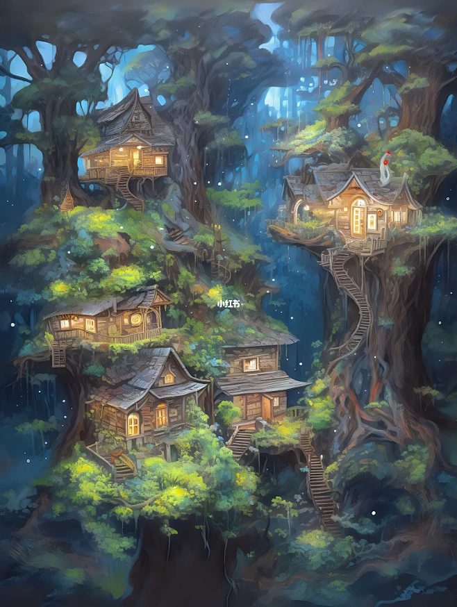 这样的童话小屋里会住着谁？-花瓣网