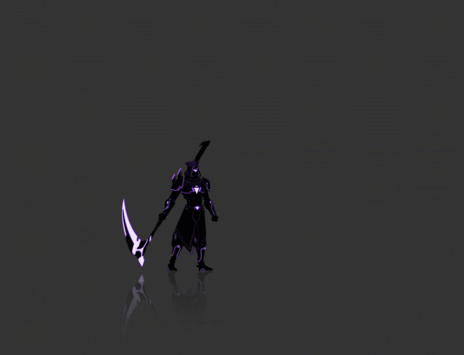Spine Animation - Reaper & Lady - Project: OverDrive-花瓣网