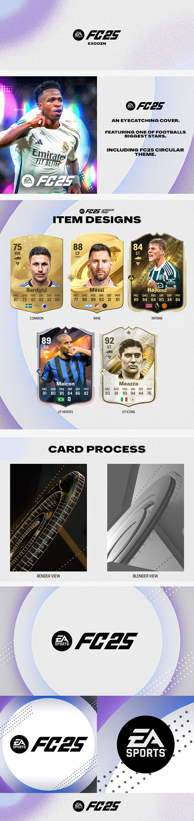 FC24 eafc FIFA easports soccer card cover ultimate team ea FC25