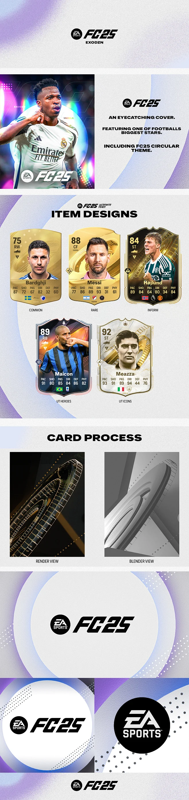 FC24 eafc FIFA easports soccer card cover ultimate team ea FC25-花瓣网