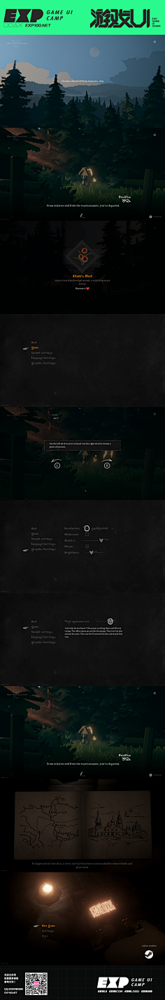 EXP欧美风格游戏UI分享-花瓣网|陪你做生活的设计师 | 戏ui全流程设计资料与参考 并有各大厂知名游戏ui设计专家与总监定期分享经验