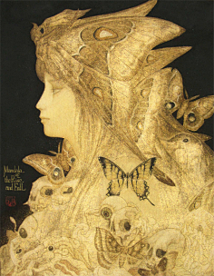 插画】插画师】磯崎菜那 等岩彩风格-花瓣网|陪你做生活的设计师 | 『花神』100×50cm