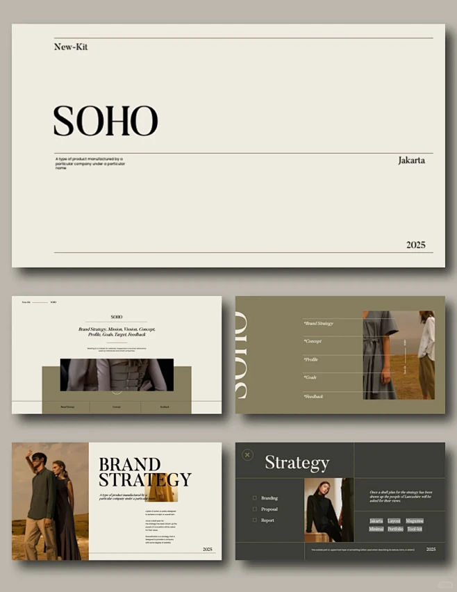 No.176 莫兰迪色系高级文艺风时尚PPT模板 - 小红书-花瓣网