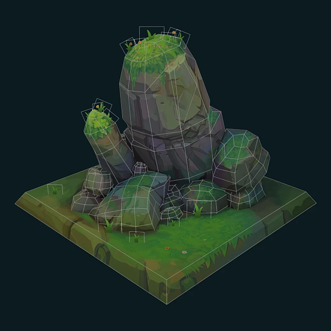 Rock study-花瓣网