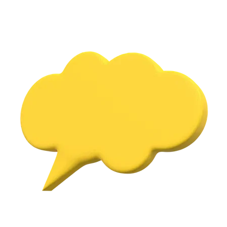 Chat Bubble 3D Illustration-花瓣网