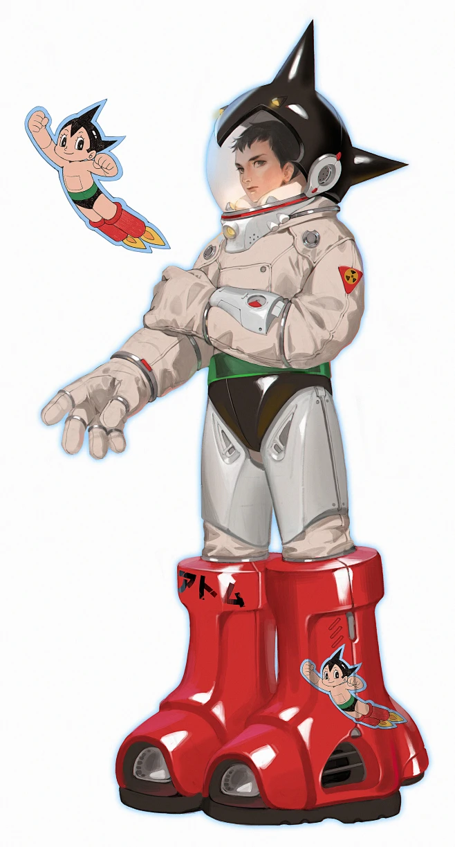 Astro boy & girl-花瓣网