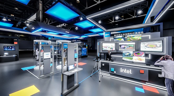 Event Exhibition intel 云栖大会 英特尔-花瓣网
