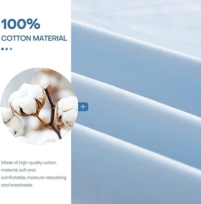 Amazon.com: GeeComfy 100% Organic Cotton 4PCS Bed Sheet Set 400 Thread ...