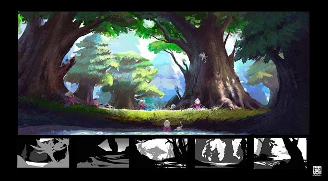 Kongfu Granny's Visual Development Art, Serina Mo : Kongfu Granny is the story I'm developing.-花瓣网