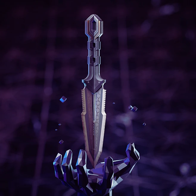 Fang of Hades - Tri-Edged Dagger Design-花瓣网