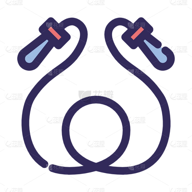 运动icon-跳绳素材-花瓣网