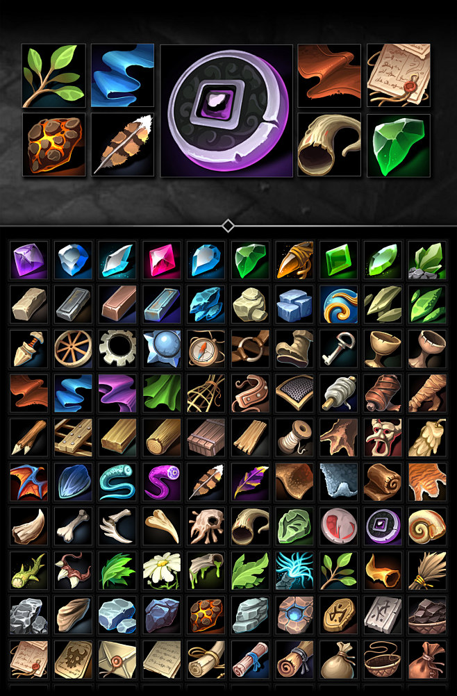 RPG Loot Icons 02 : RPG Loot Icons 02. For my Graphriver store.