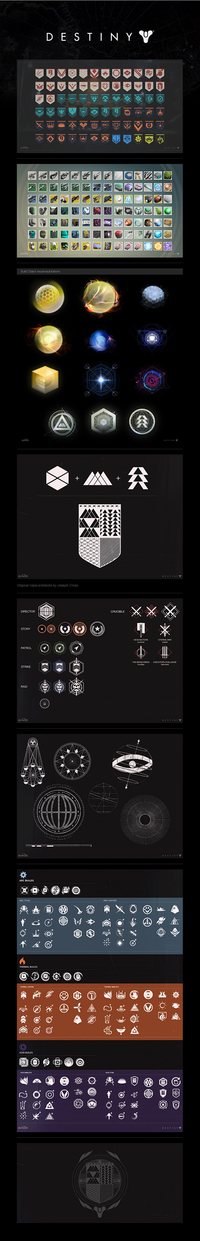 Destiny Iconography + 2D art on Behance-花瓣网