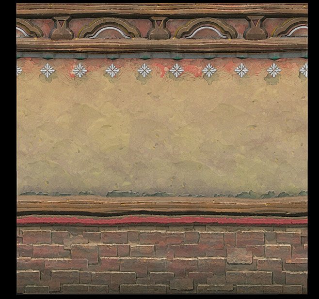 SD program stylized walls-花瓣网