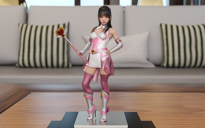 #3DCG 卓上エロフィギュア - PashPash3D的插画