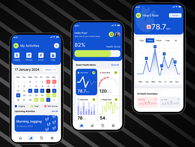 Health Mate - Health Care Mobile Apps by Irfan Maulana for Vektor