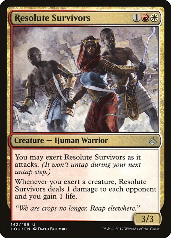 Magic Mtg Resolute Survivors [hour Of Devastation]-花瓣网