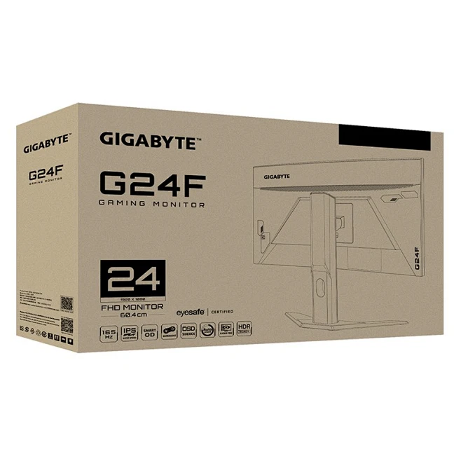 Gigabyte G24F 23.8" 170Hz Full HD FreeSync Premium 1ms IPS Gaming ...