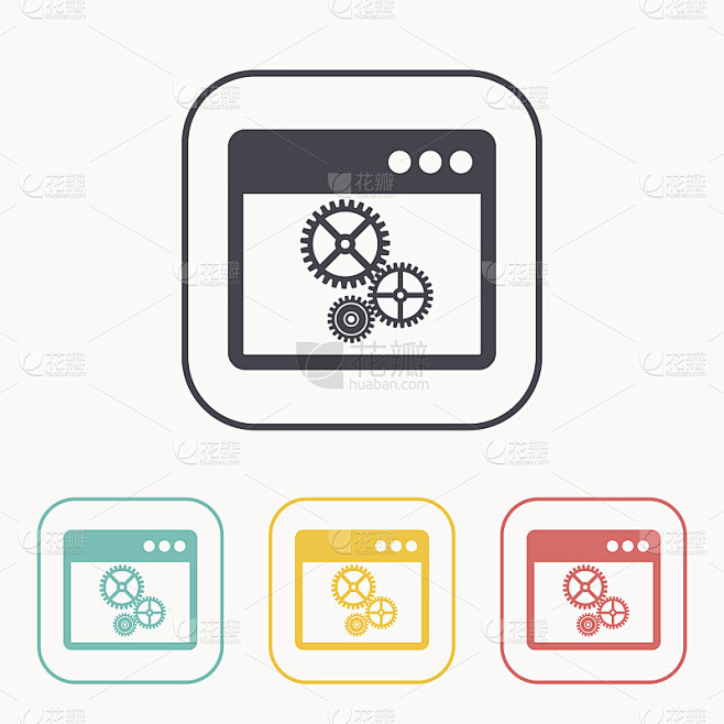 选项窗口颜色设置的图标