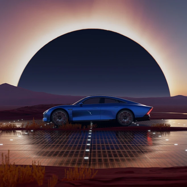 Eclipse - Mercedes EQXX - Personal project :: Behance-花瓣网