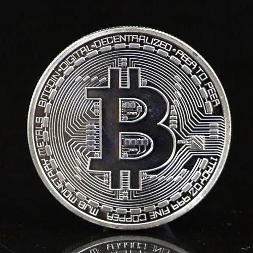 Bitcoin Gold Plated Bronze Physical Bitcoins Casascius Bit Coin BTC ...