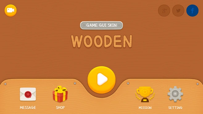 GUI Kit Wooden by Layer Lab : GUI Kit Wooden 1920x1080 high-resolution ...