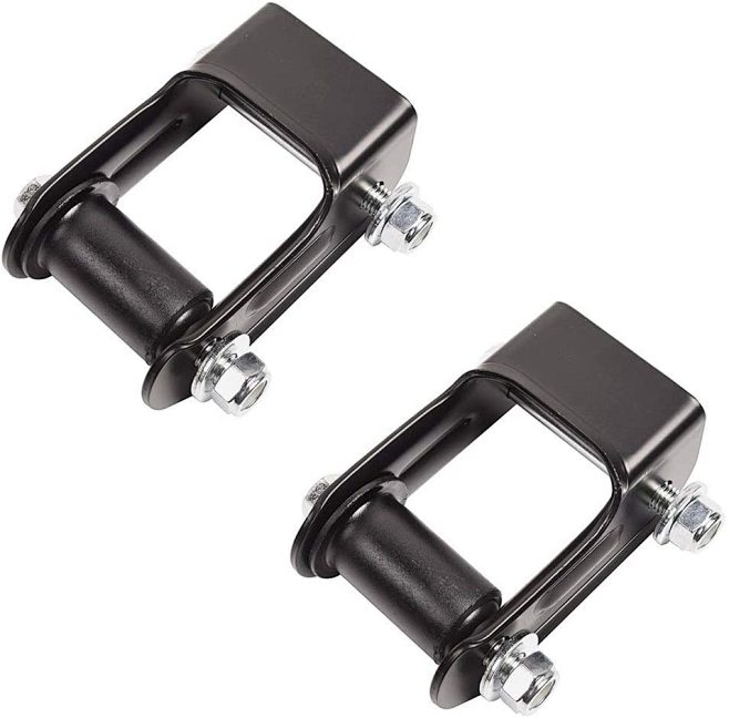 Cheriezing 15665302 Leaf Spring Shackle Kit Rear Pack of 2 for Chevy ...