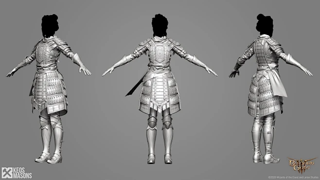 Splint Mail (Male and Female variants)-花瓣网