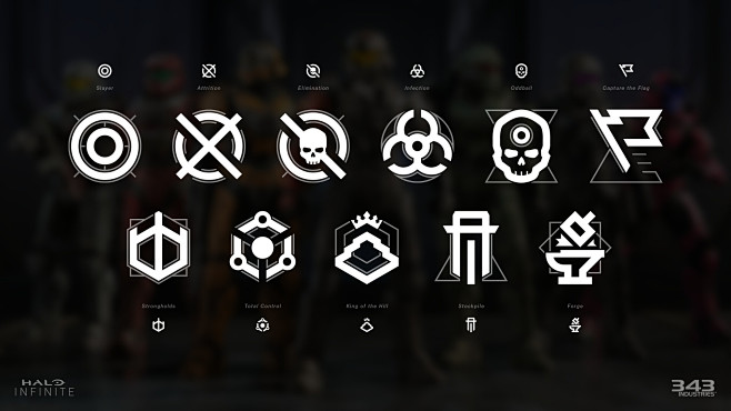 Halo Infinite: Game Mode Icons