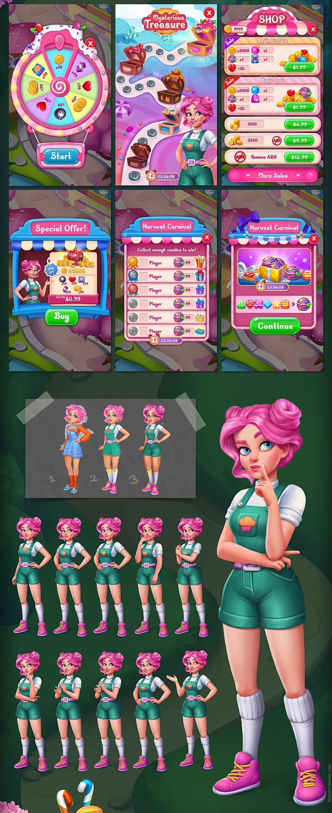 CANDY CRUSH cartoon casual game Character farm heroes saga GUI ...
