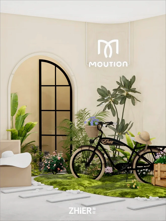 直播间设计_春日出游场景室内造景布置_2_ZHiER知造局 直播设计_来自小红书网页版-花瓣网