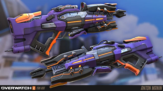 Cyberdevil Weapon (from Overwatch 2)-花瓣网