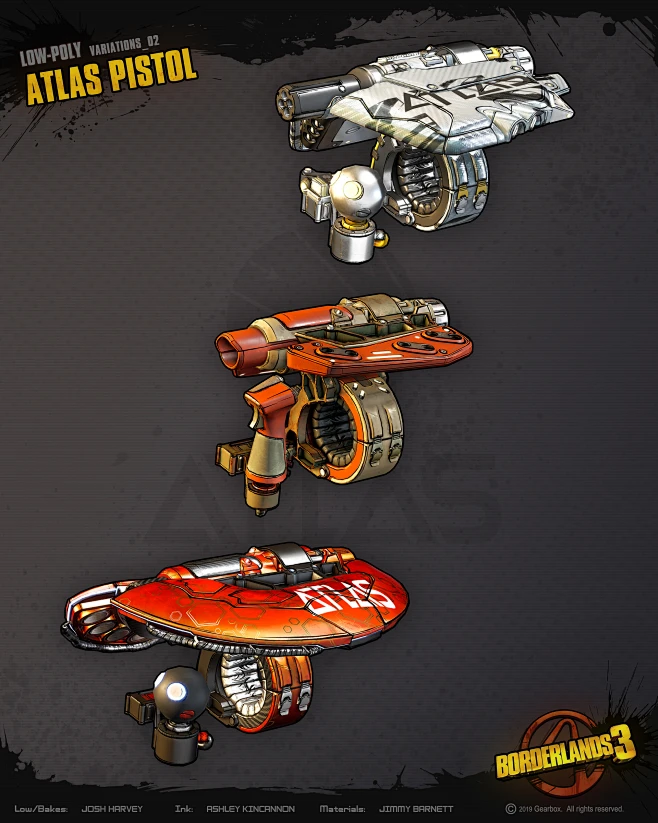 Borderlands 3: All Guns by Liquid Development-花瓣网