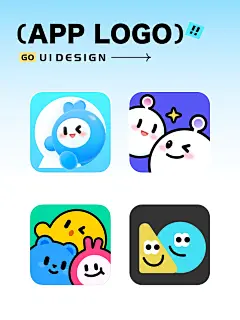 App logo设计灵感合集-花瓣网