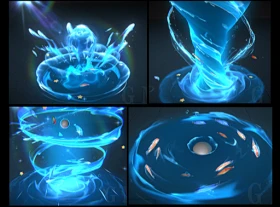 魔法盒-游戏特效作品_UI动效作品-magesbox-花瓣网