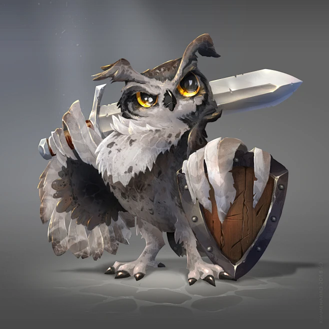 Owl , Marina Goryacheva-花瓣网
