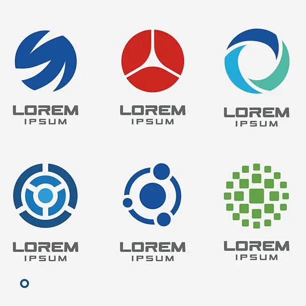 圆形logo https://88ICON.com 创意logo 设计logo 矢量logo-花瓣网