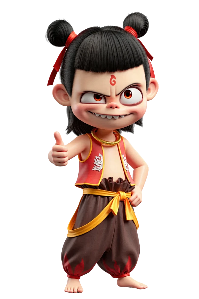 高清哪吒魔童降世角色全身照png高清素材(50)-花瓣网