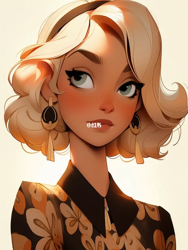 美式头像| Niji journey